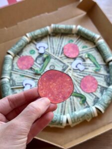 Pizza Box Money Gift - Great Way to Give Cash as Gifts!