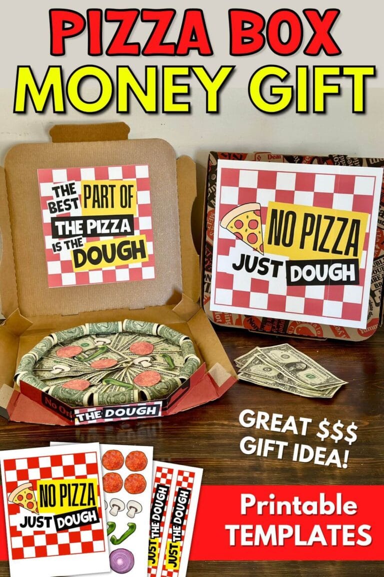 Pizza Box Money Gift - Great Way to Give Cash as Gifts!