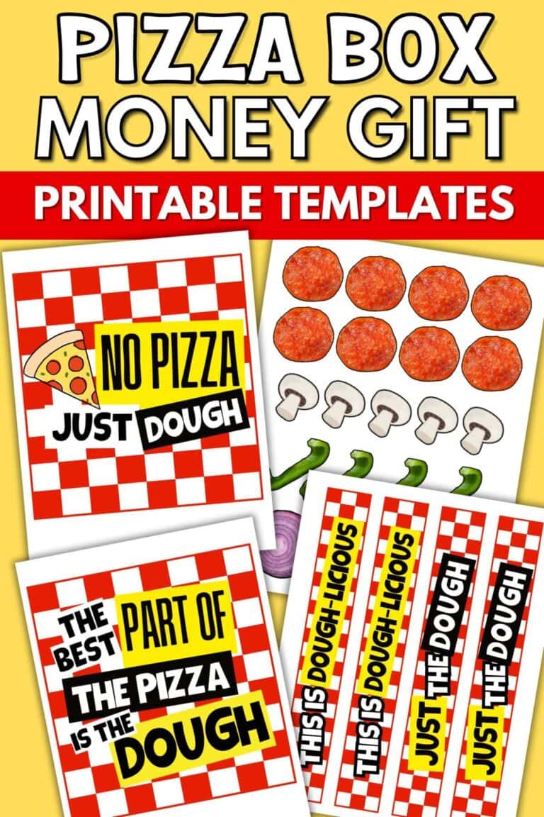 Pizza Box Money Gift - Great Way to Give Cash as Gifts!