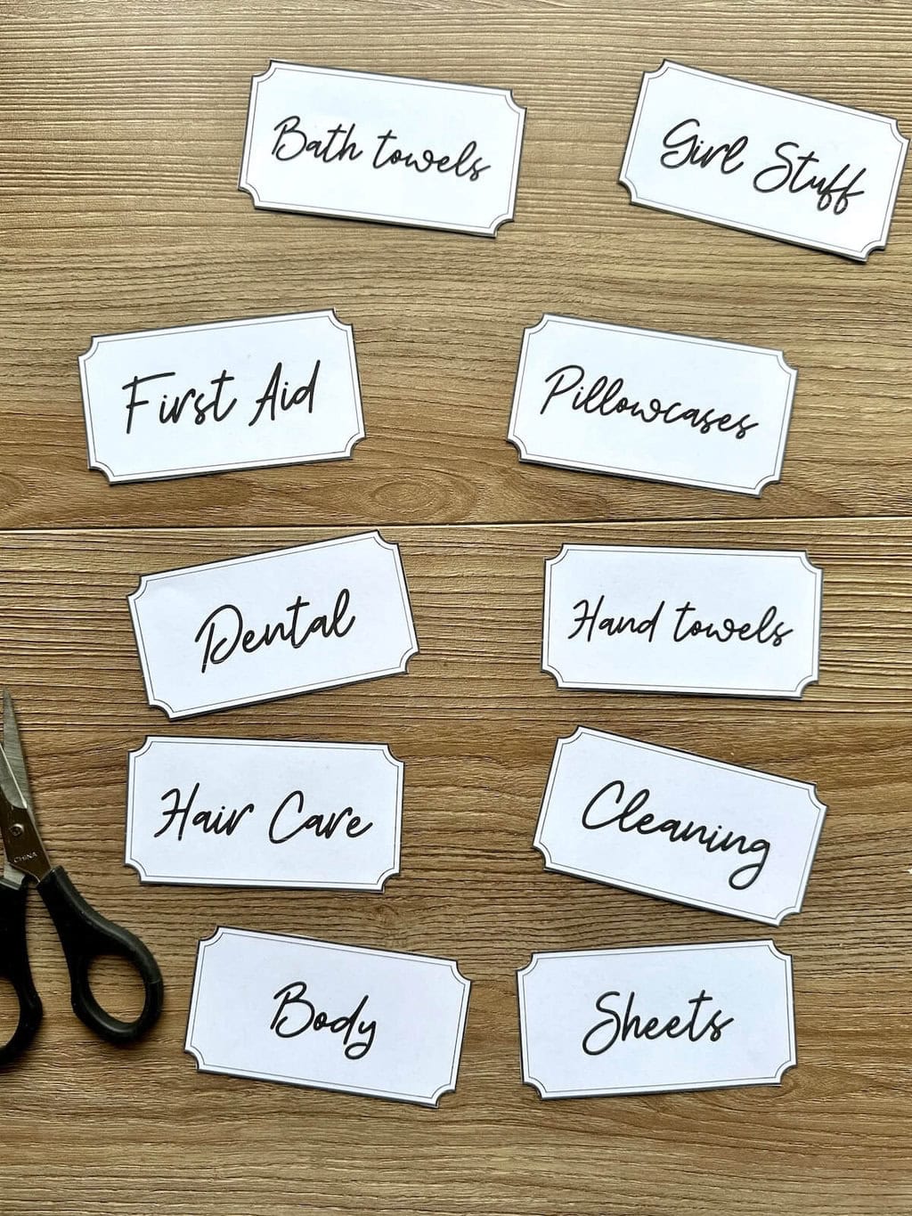 Free Printable Storage Basket Labels - Customize the Template!