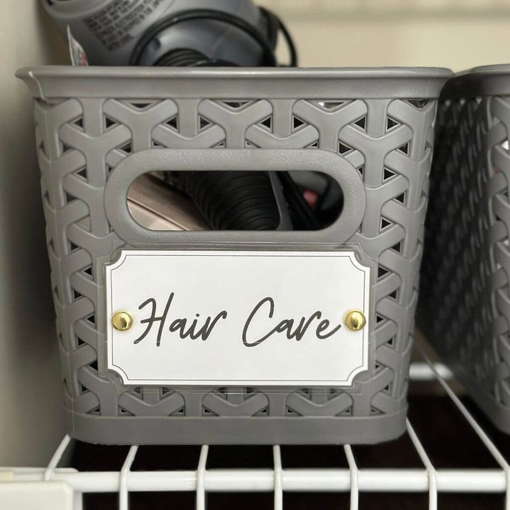 Free Printable Storage Basket Labels - Customize the Template!