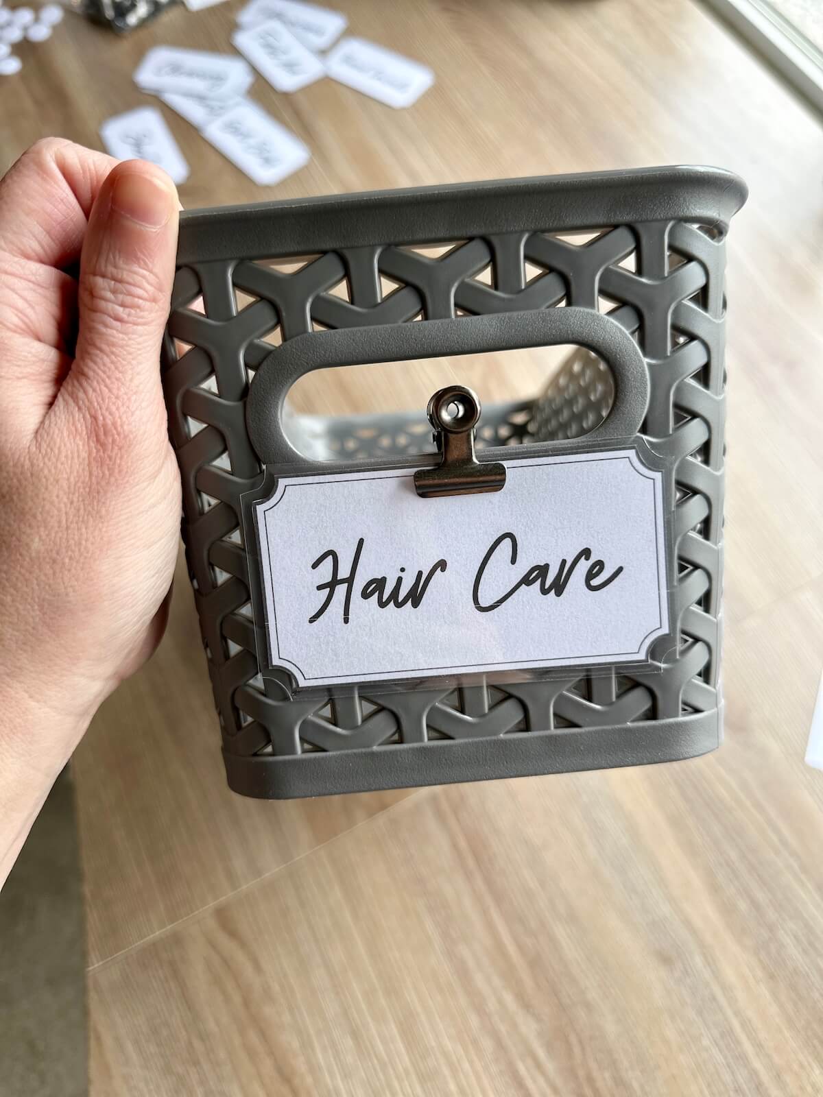 Free Printable Storage Basket Labels - Customize the Template!