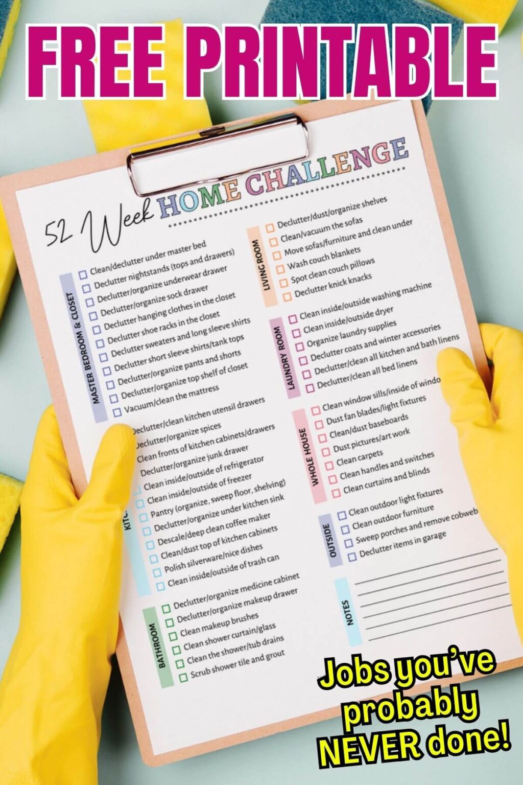 52 Small Household Jobs to Get Your Home Clean and Organized - The ...