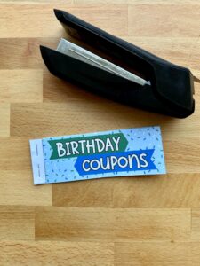 Birthday Coupon Book - Free Printable for DIY Birthday Gifts!