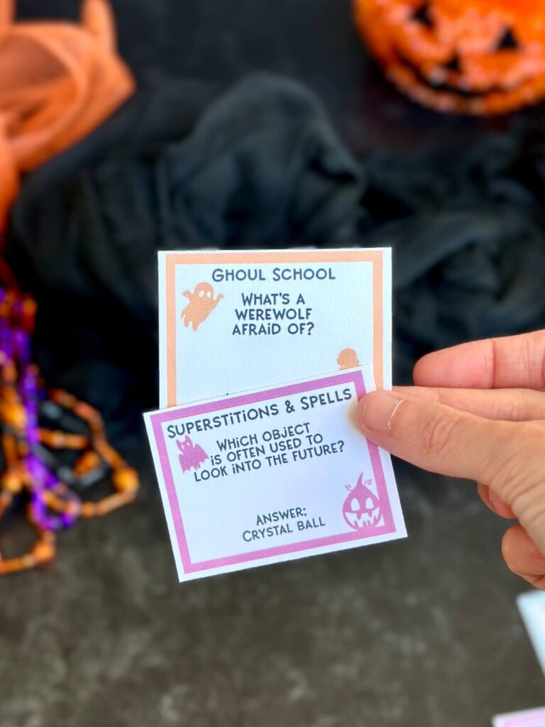 Halloween Trivia Game - Free Printable Questions Cards