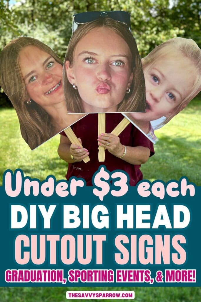 DIY Big Head Cutouts for Under $3 - Funny Big Face Signs