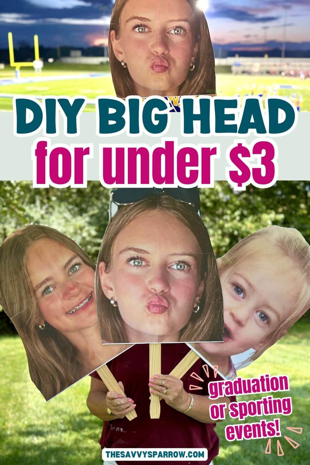 DIY Big Head Cutouts for Under $3 - Funny Big Face Signs