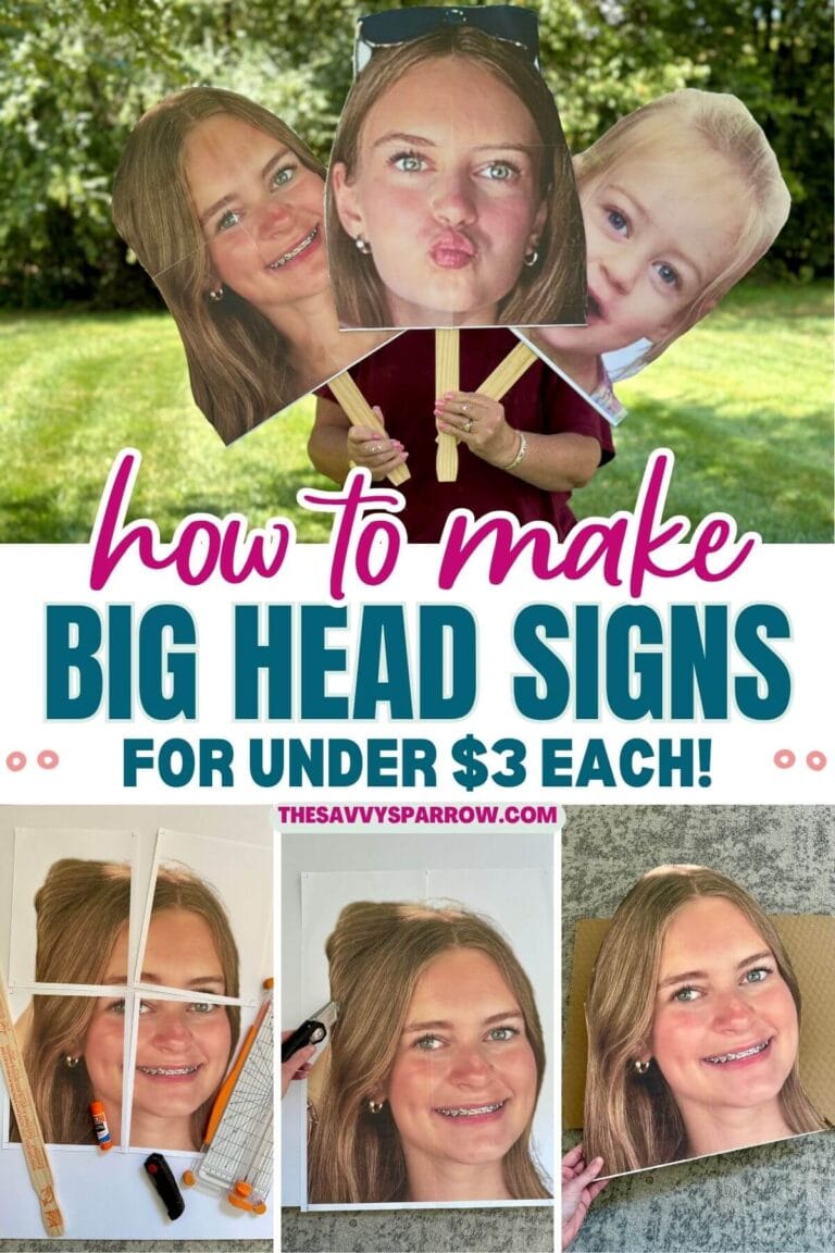 DIY Big Head Cutouts for Under $3 - Funny Big Face Signs