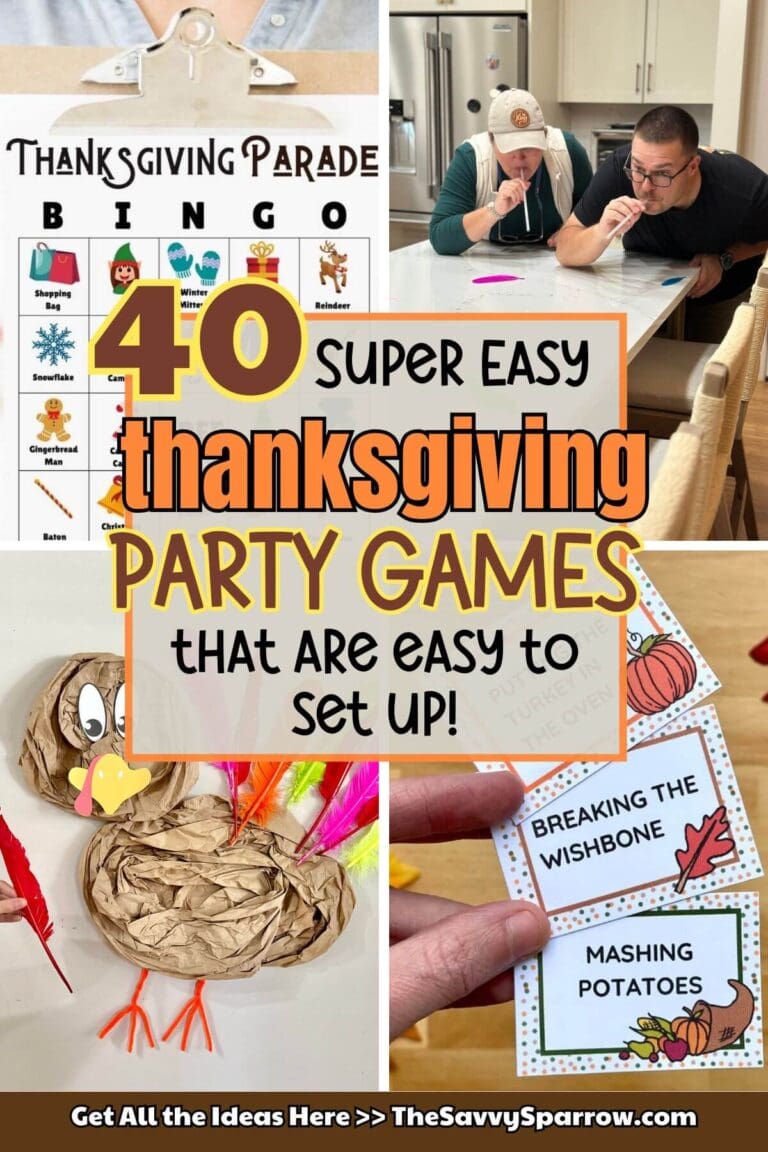 40+ Thanksgiving Party Games with Little to No Prepwork!