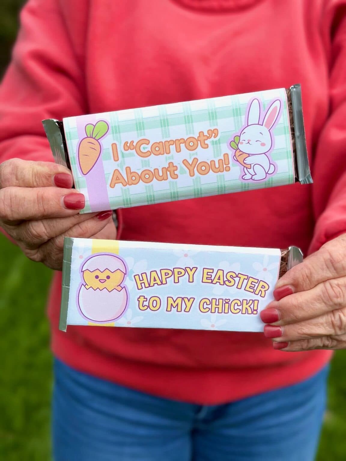 Printable Easter Candy Bar Wrappers (Cheap Easter Gifts)