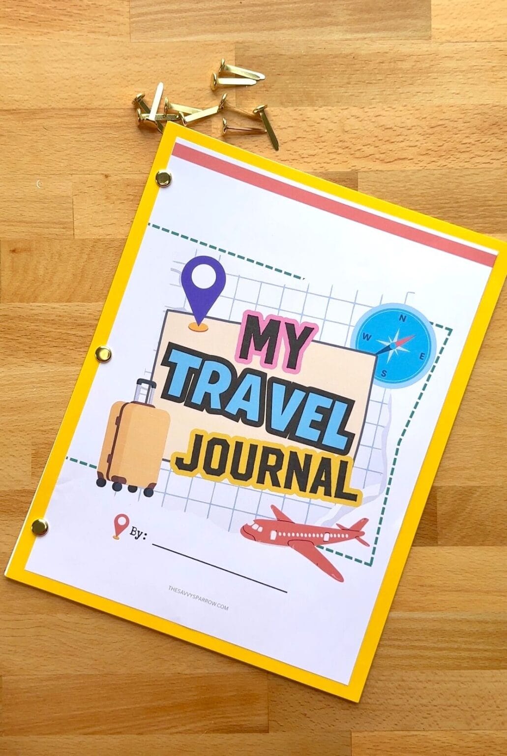 Printable Travel Journal for Kids - 8 Pages of Fun!
